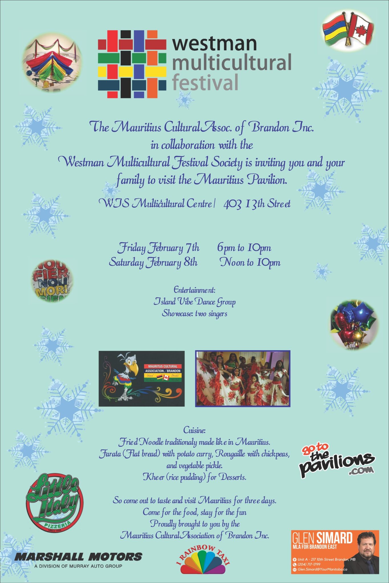 Mauritius Pavilion - Westman Multicultural Festival - GoToThePavilions.com